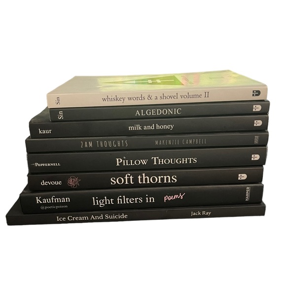 Accents | Poetry Books Lot Of 8 Rupi Kaur Jack Jay Rh Sin Courtney ...